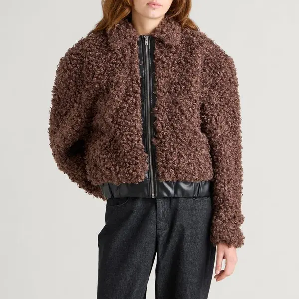 HOSBJERG Darma Faux Fur Jacket