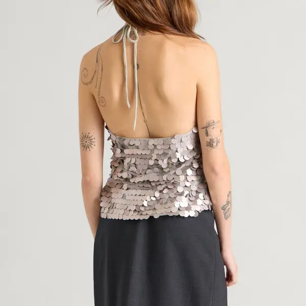 HOSBJERG Delilah Sequin Top