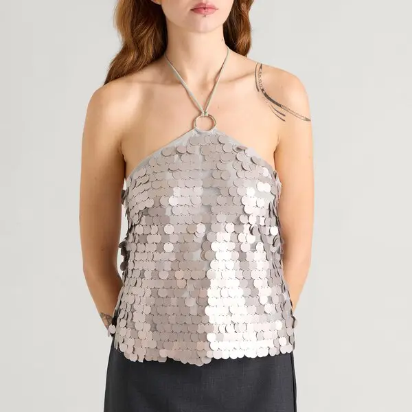 HOSBJERG Delilah Sequin Top