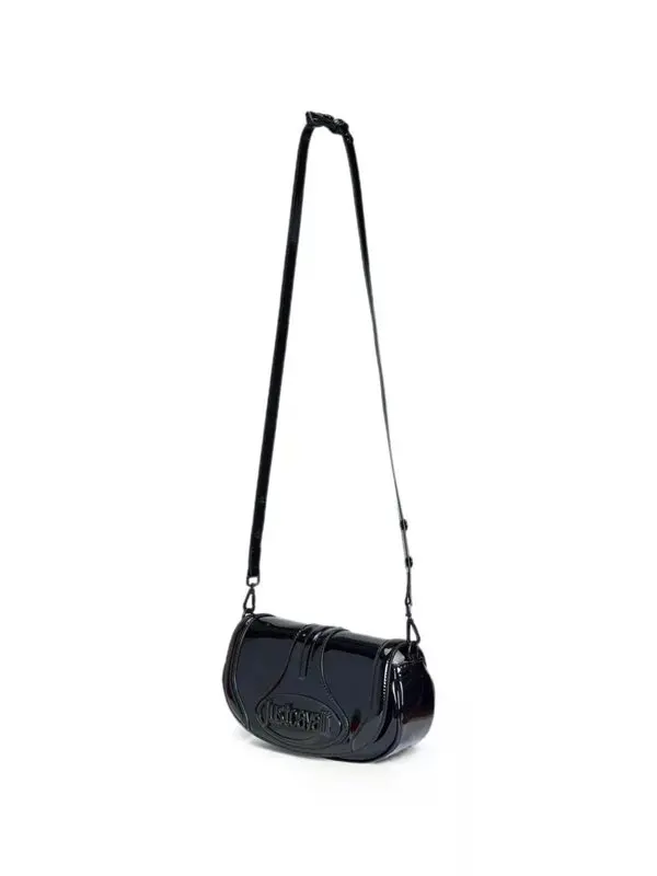Just Cavalli Galaxy Patent-finish Cross Body Bag