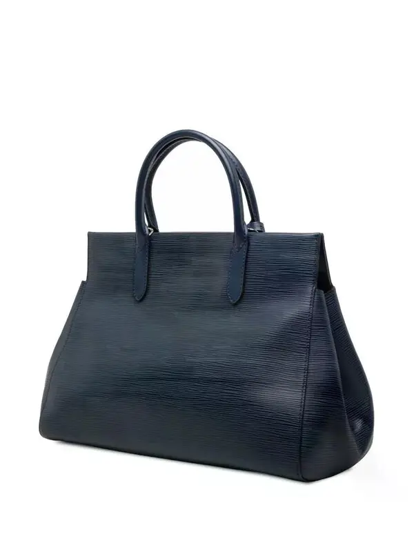 LOUIS VUITTON 2014 Epi Marly Mm Satchel - Blue