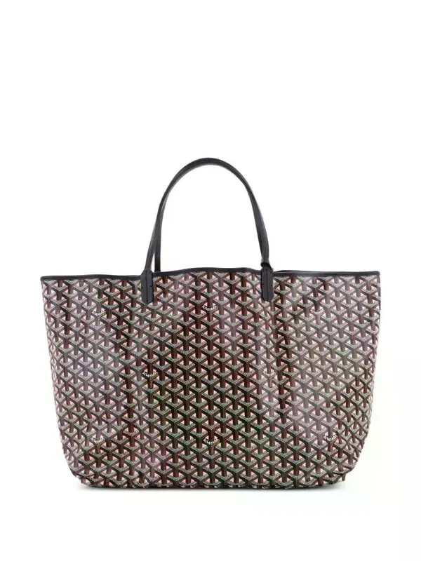 Goyard Saint Louis Claire Voie Coated Canvas Gm Tote Bag - Black