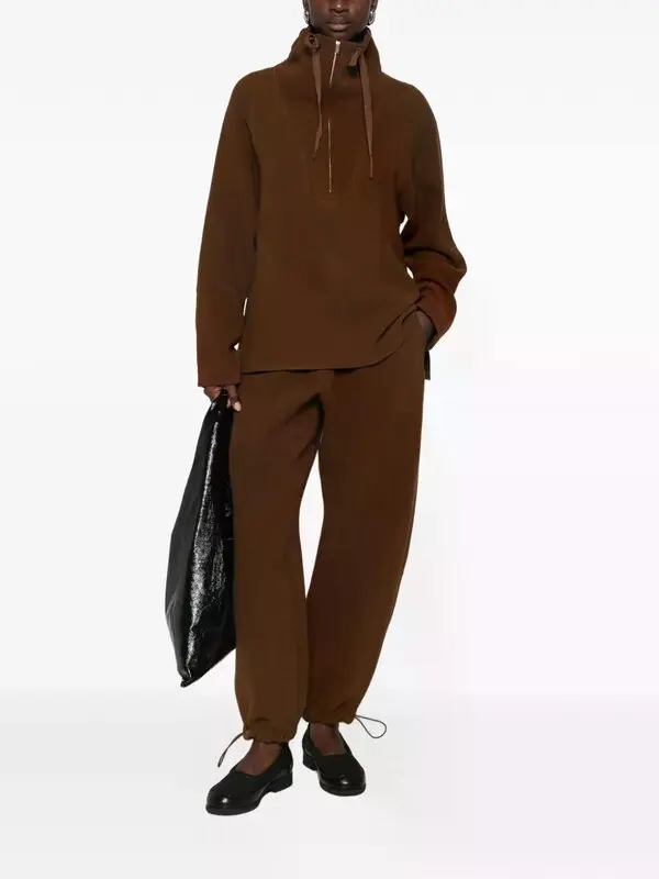 Studio Nicholson Quarter-zip Drawstring Sweatshirt