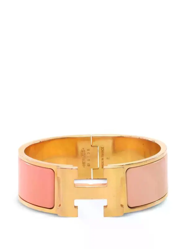 Hermès 2000s Click Clack Gm Bangle - Gold