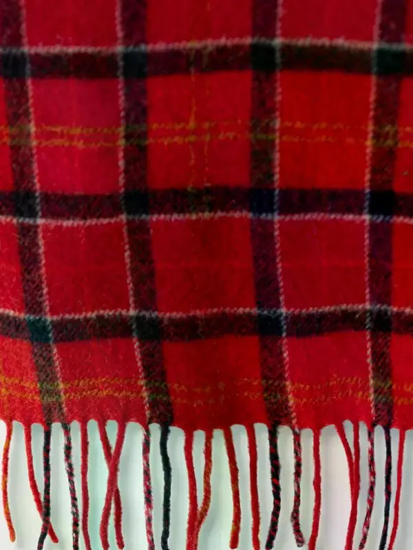 Barbour Tartan-check Fringed Scarf