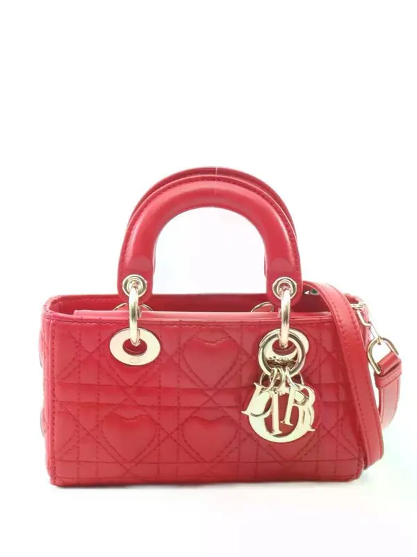 Dior 2010 Micro Lady D-joy Cannage Tote Bag