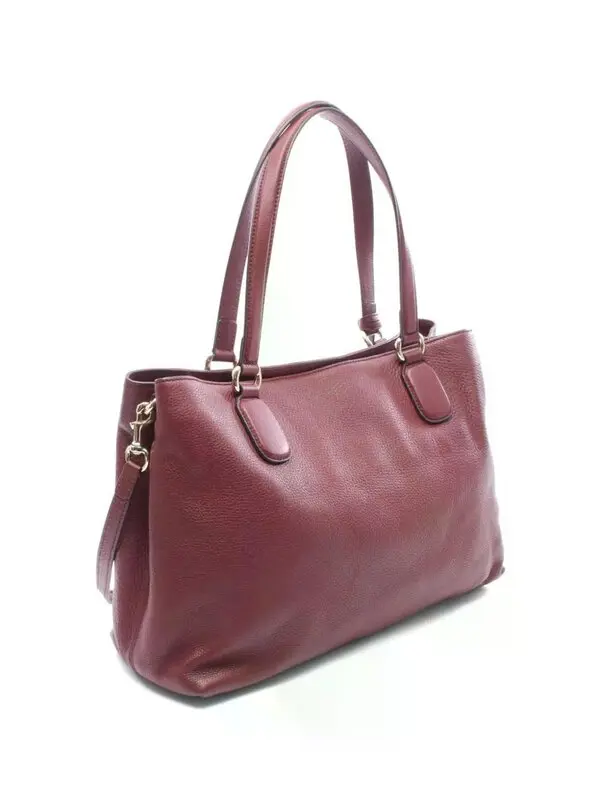 Gucci 2010s Soho Interlocking G Tote Bag - Red