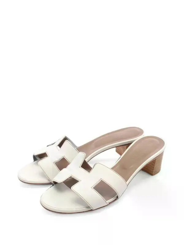 Hermès 2000s Oasis Leather Sandals