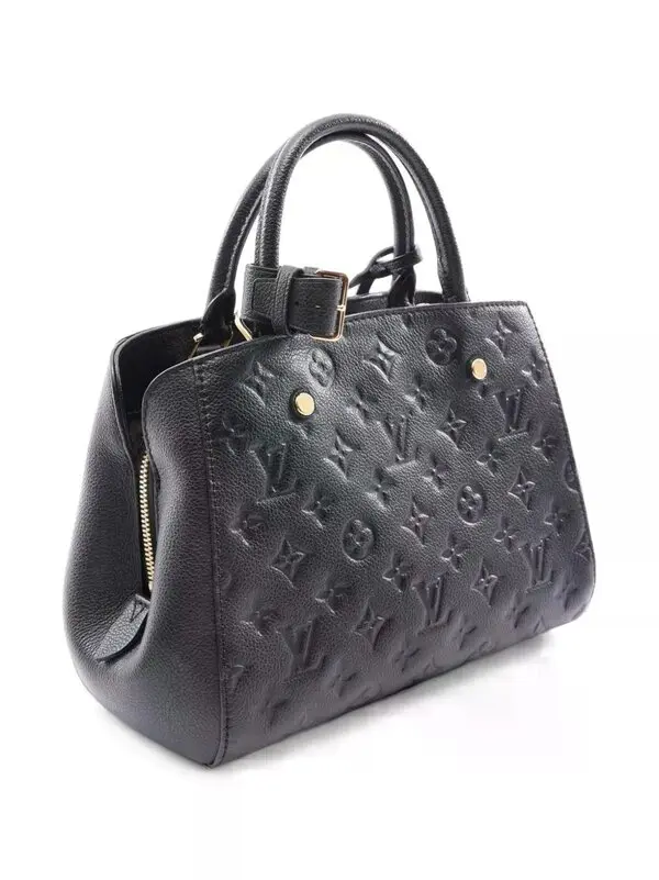 LOUIS VUITTON 2005 Bb Montaigne Monogram Empreinte Tote Bag