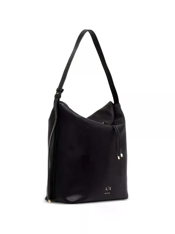 Armani Exchange Logo-print Drawstring Tote Bag