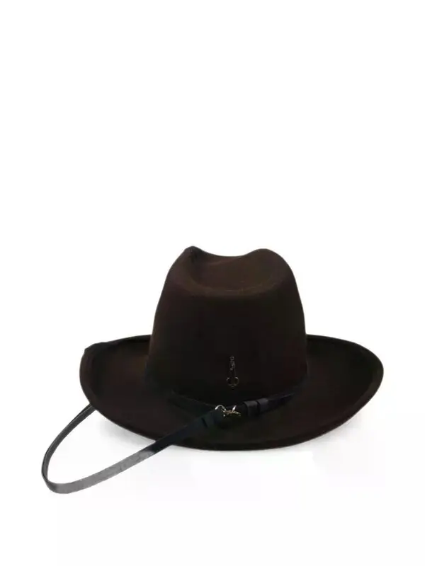 FILIPPO CATARZI Buckle-strap Felt Hat