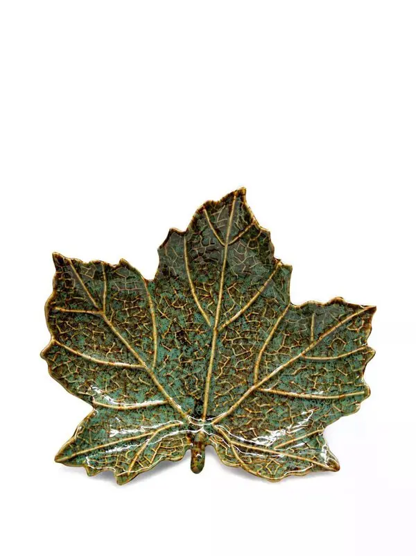 CU I SEEYOU Leaf-shape Crackle-effect Bowl