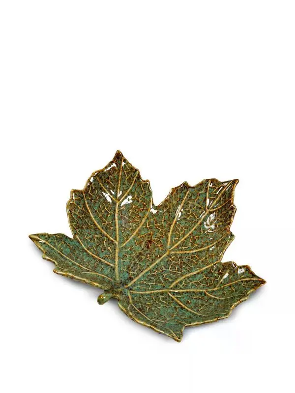 CU I SEEYOU Leaf-shape Crackle-effect Bowl