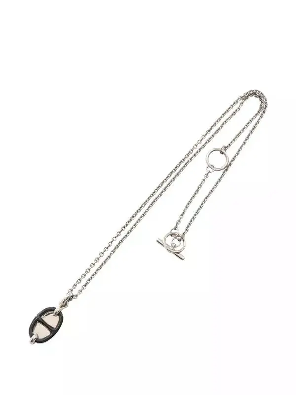Hermès 2010s Chaîne D'ancre Mini Maillon Necklace - Silver
