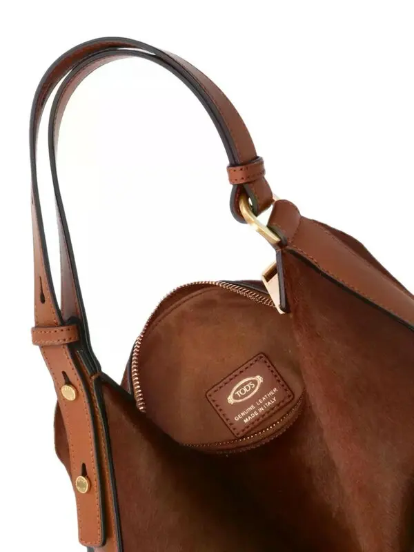 TOD'S Calf-hair Tote Bag - Brown