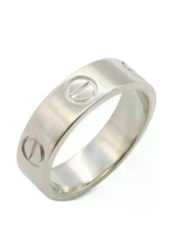 Cartier 2010s Love Screw-motif Ring - Silver