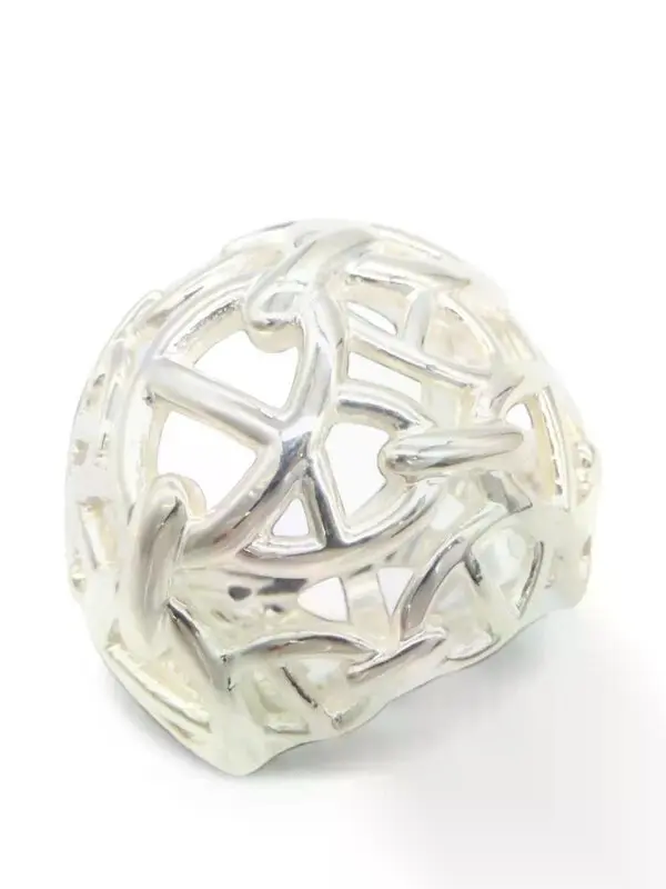 Hermès 2010s Chaine D'ancre Enchainée Cut-out Ring