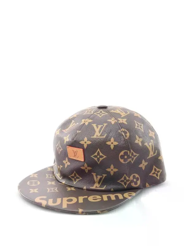 LOUIS VUITTON X Supreme 2017 Monogram 5-panel Cap - Brown