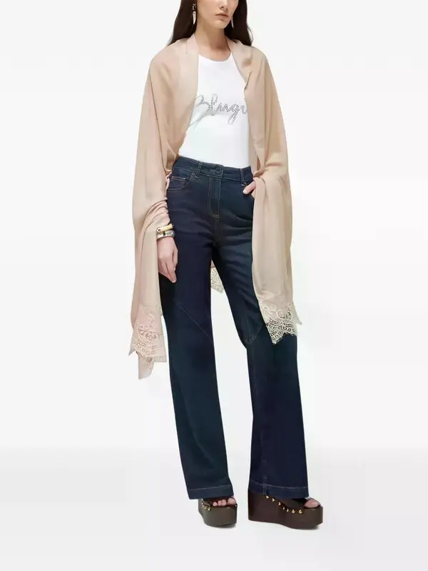 BLUGIRL Lace-trim Scarf