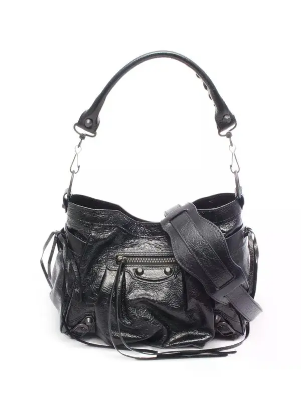 Balenciaga 2020s Small Le City Two-way Bucket Bag - Black