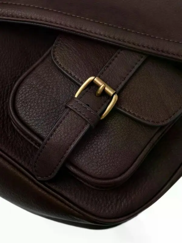 Miss Sixty Buckle-detail Leather Shoulder Bag