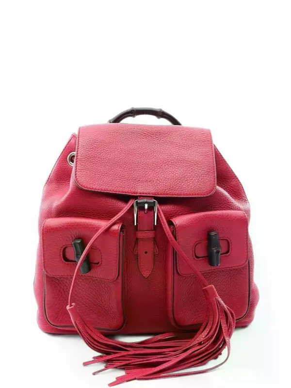 Gucci 2010s Bamboo Tassel Backpack