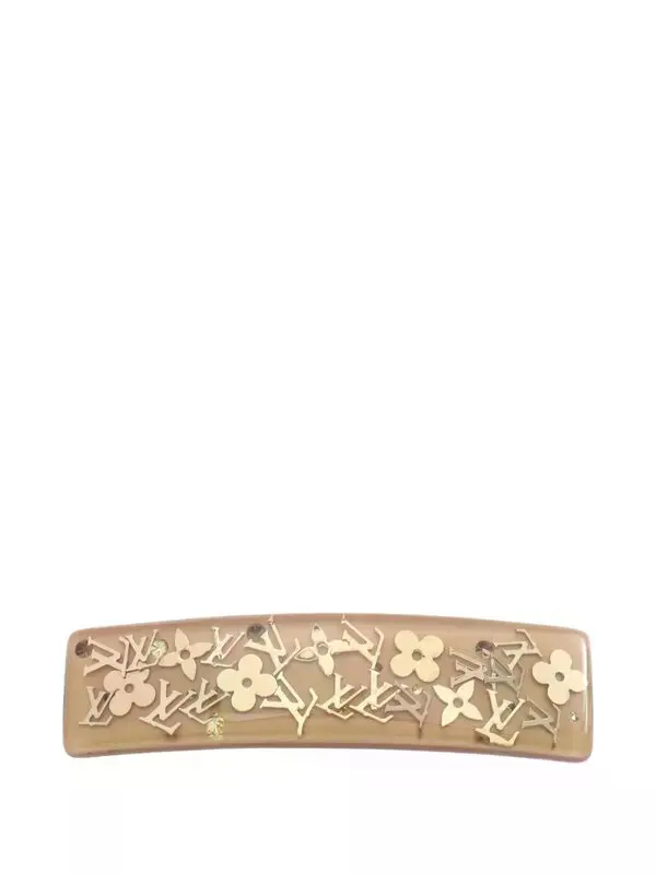 LOUIS VUITTON 2010s Gm Inclusion Hair Clip - Neutrals