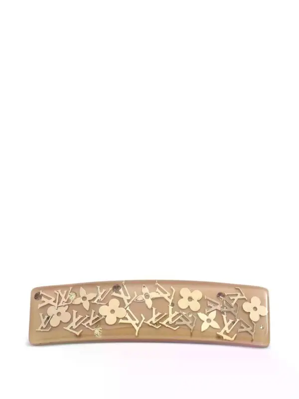 LOUIS VUITTON 2010s Gm Inclusion Hair Clip - Neutrals