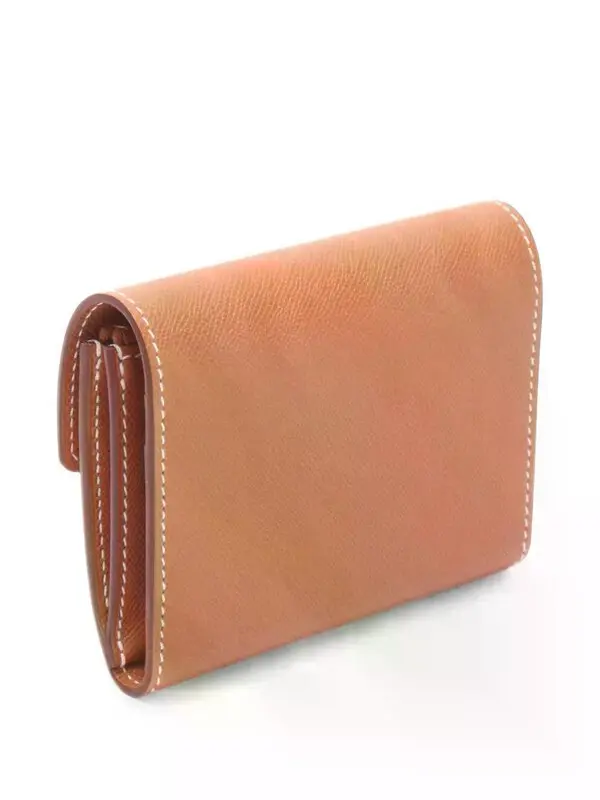 Hermès 2025 Charnier Compact Trifold Wallet - Brown