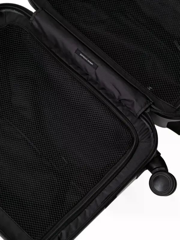 Armani Exchange Logo-embossed Ridged Luggage
