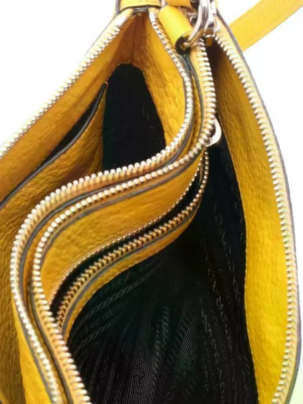 Prada 2010s Metal-logo Shoulder Bag