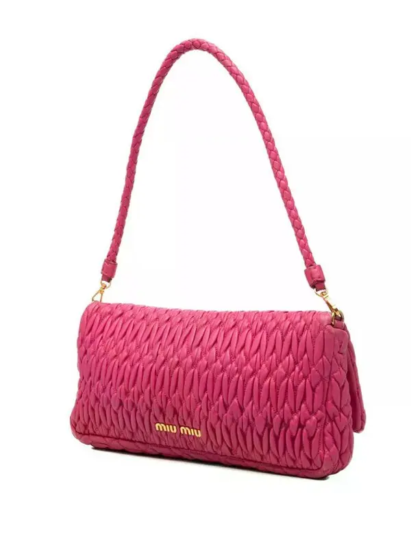 Miu Miu 2010-2026 Matelasse Nappa Crystal Chain Satchel