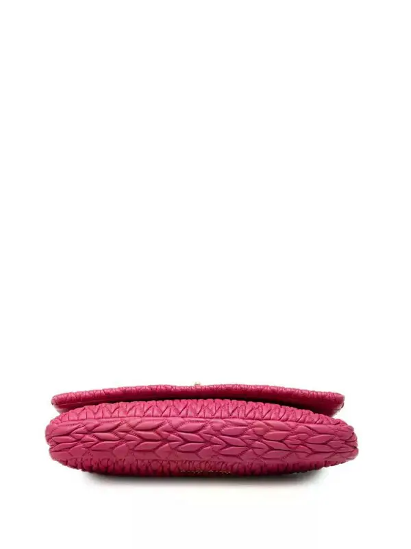 Miu Miu 2010-2026 Matelasse Nappa Crystal Chain Satchel