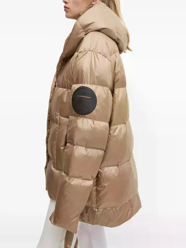 MMC STUDIO Jesso Quilted Hooded Jacket - Neutrals