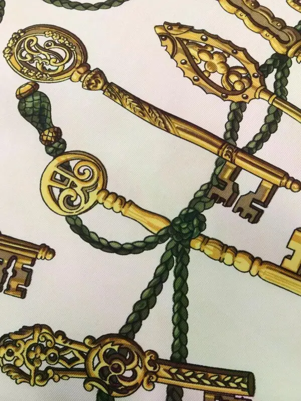 Hermès 2010s Les Cles Scarf