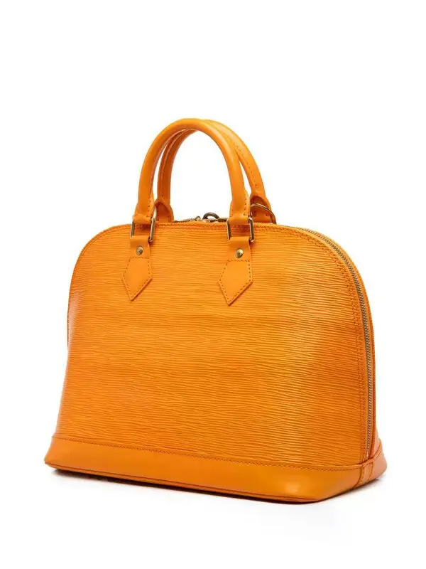 LOUIS VUITTON 2003 Epi Alma Pm Satchel - Orange