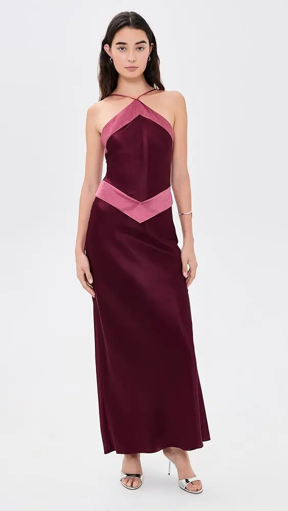 REFORMATION Jillian Silk Dress