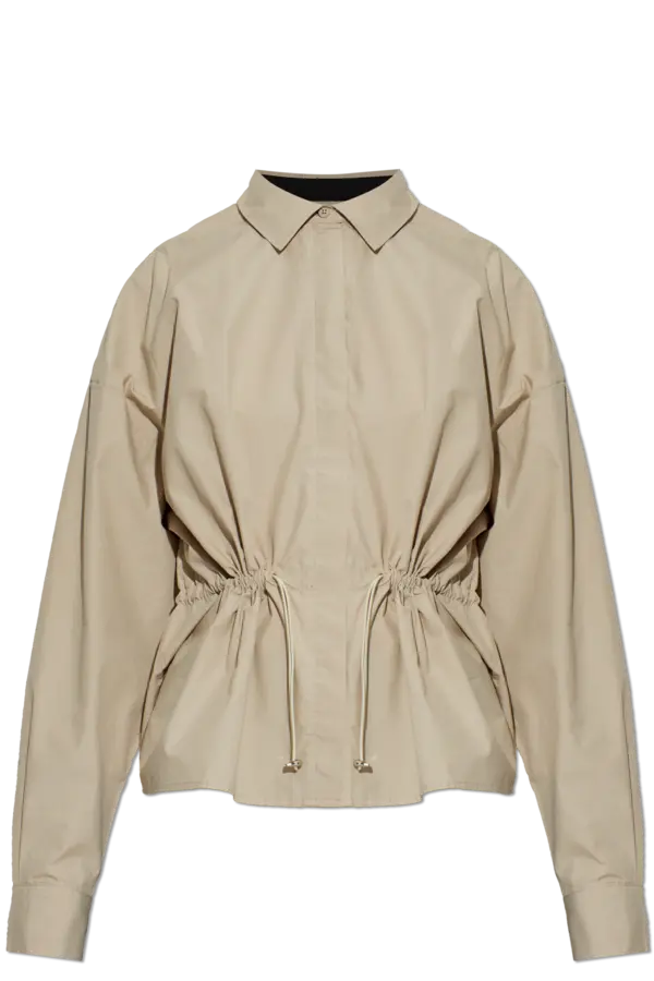 RETHINKIT STUDIOS Cotton Shirt With Adjustable Drawstring