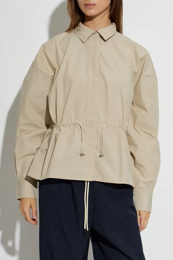 RETHINKIT STUDIOS Cotton Shirt With Adjustable Drawstring