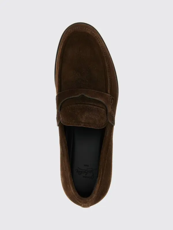 CHRISTIAN LOUBOUTIN Cavavin Suede Calfskin Penny Loafers