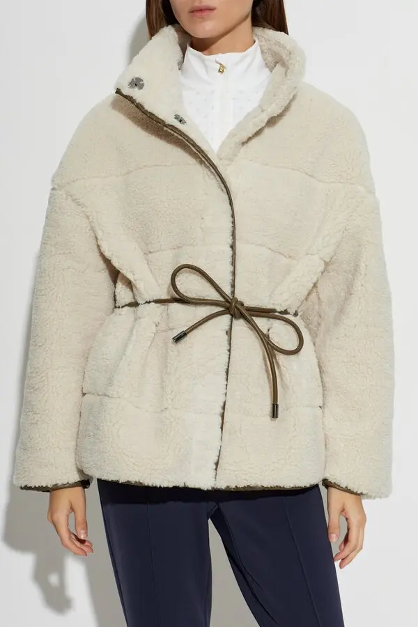 Bogner Shearling Coat ‘kimberly - Cream