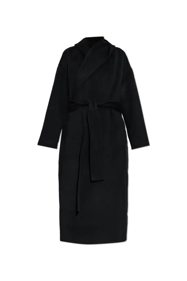 TOTEME Wool Coat With Hood - Black