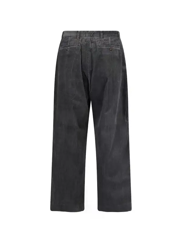 Paul Smith Pleated Corduroy Trousers - Grey