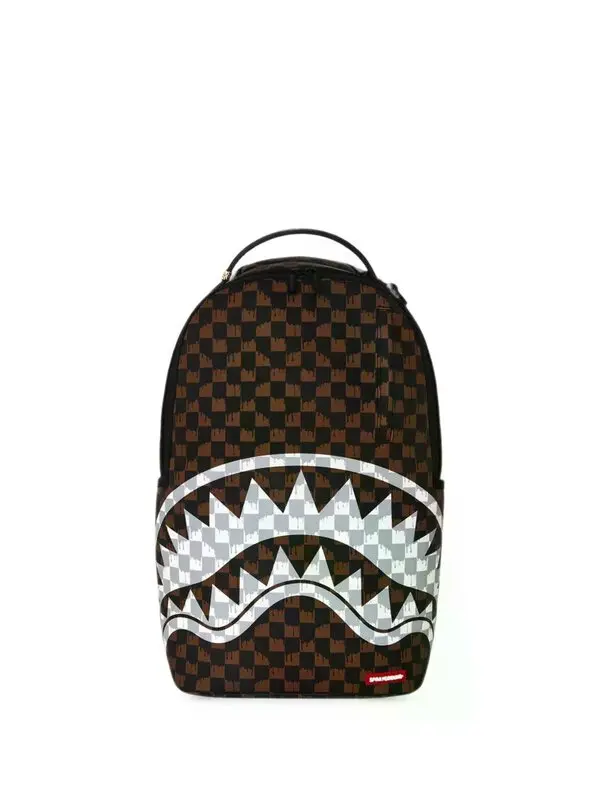 SPRAYGROUND Paris Fang Check-print Backpack - Brown