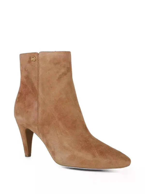 Michael Kors Daniela Suede Ankle Boots - Neutrals