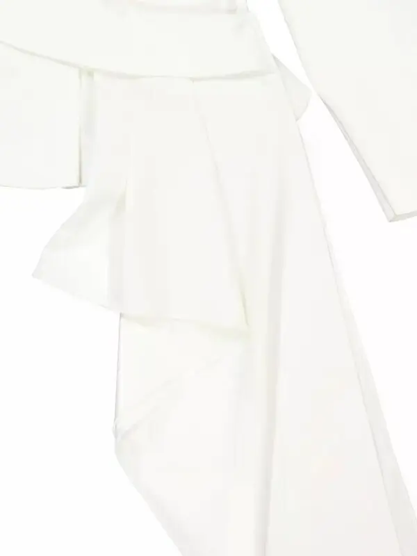 Roland Mouret Draped Off-the-shoulder Jacket