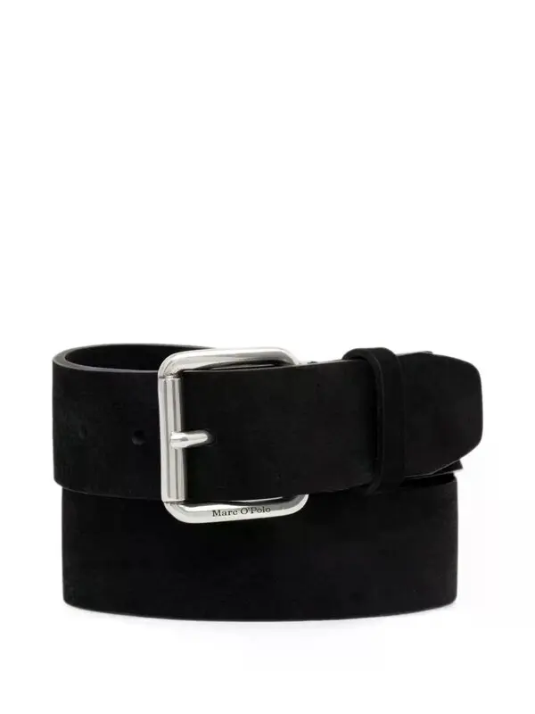 Marc O'polo Aio Suede Buckle-fastening Belt - Black