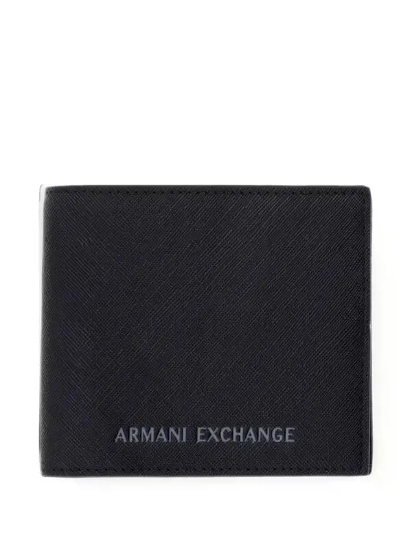 Armani Exchange Logo-print Bi-fold Wallet