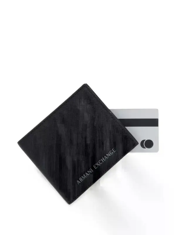 Armani Exchange Logo-print Bi-fold Wallet