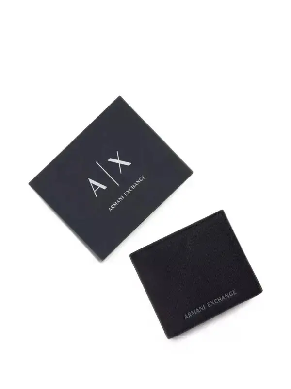 Armani Exchange Logo-print Bi-fold Wallet